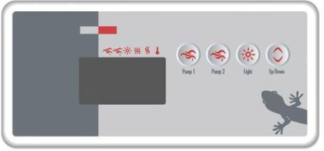 TSC-9 Gecko Control Panel 0202-007154 No Overlay
