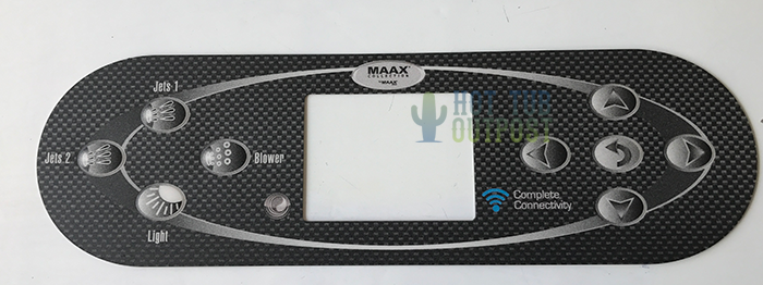 Maax 9 Button Control Panel Overlay 109254