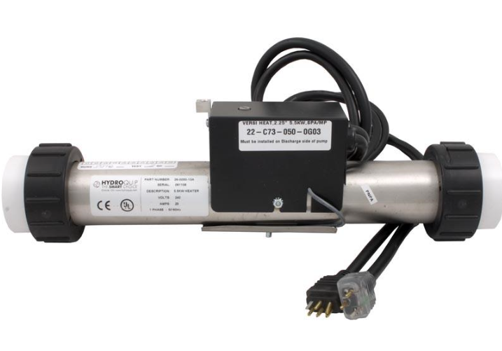 Gecko Heater Assembly 26-C73-040-0G03 5.5kW Versi Heat 5ft Cord