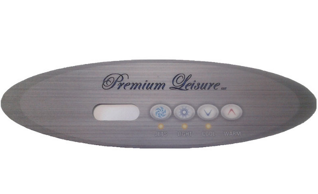 Premium Leisure 4 Button Control Panel Overlay MVP260 7510