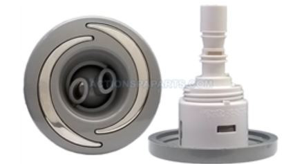 LA Spas 3 Inch Twin Roto Jet PL-45280SS Threaded