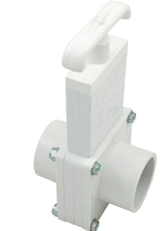 Magic Plastics 2 Inch Slip X Spg 0112-20 Gate Valve 80PSI