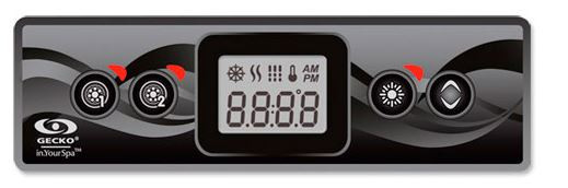 Gecko IN.K200-2OP 4 Button Control Panel 0607-008002