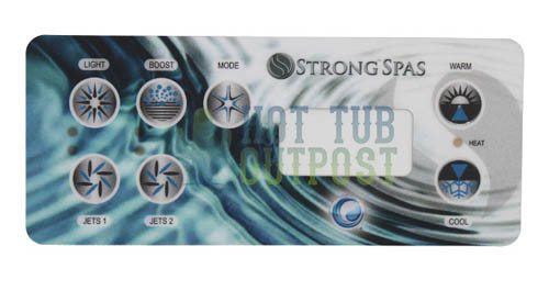 Strong Spa ML551 8 Button Control Panel 50603 with Overlay