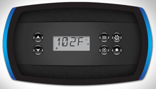 Coast Spas TP500 Overlay 17200 Custom 6 Buttons