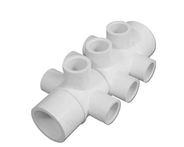 6 Port Manifold 2s x 2spg x 3/4 Barb 0366-20 Magic Plastics
