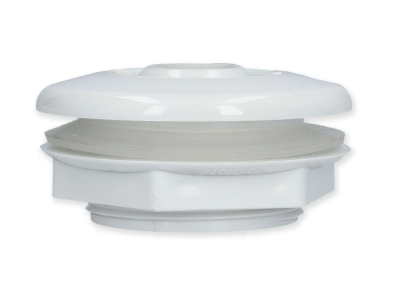 Jet Wall Fitting with Nut White 10-3100 10-3100WHT Bath Jet