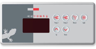 TSC-8-GE1 Gecko Control Panel and Overlay BDLTSC8GE1