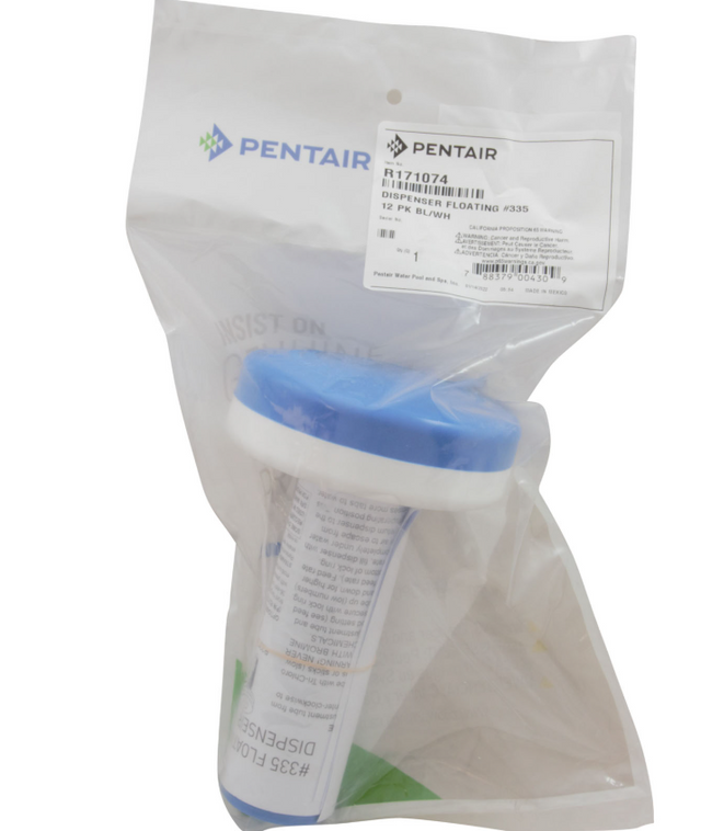 Floating Blue Chemical Dispenser Rainbow 335 1 inch Tablets R171074