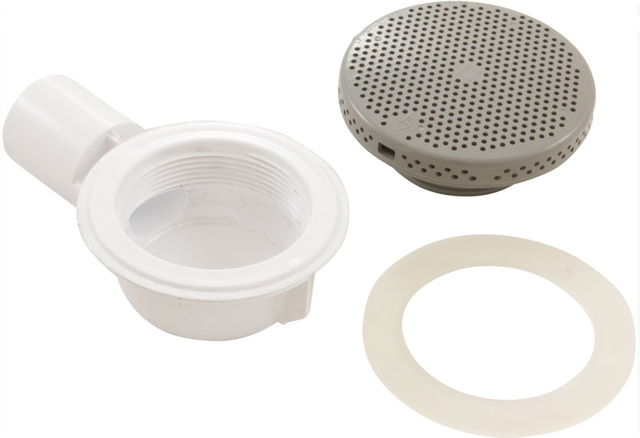 Lo Pro 3/4 Floor Drain 640-4347 Gray Coast Spa Part