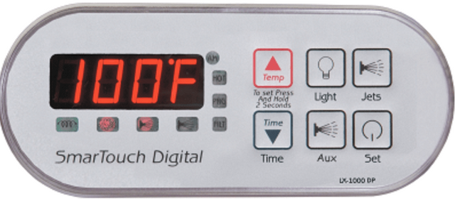 Sunbelt Spa Control Panel LX1000SB 6 Button Topside