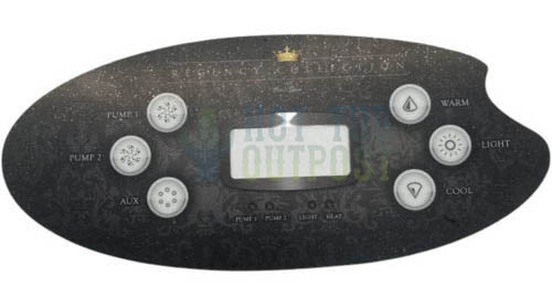Coast Spa Control Panel 50325-01 TSC-CP600 with Overlay
