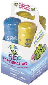 Spa Frog 200g Bromine Cartridge Green 6-Pack In-Line Cartridge Case