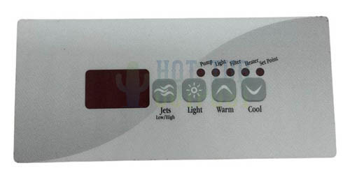 Control Panel 4 Button Nordic with Overlay 070006