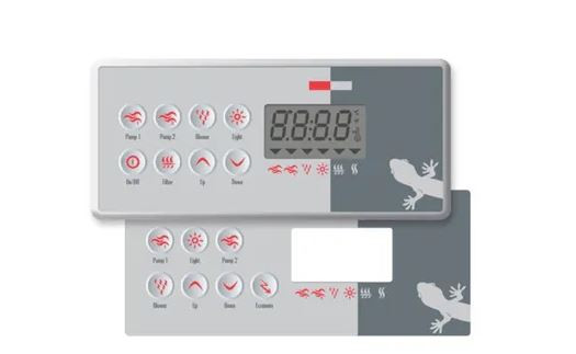 TSC-9 Gecko Control Panel 0202-007154 No Overlay