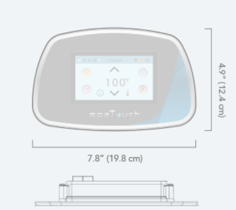 Spatouch2 Touchscreen Control Panel 57324 Balboa Trapezoid