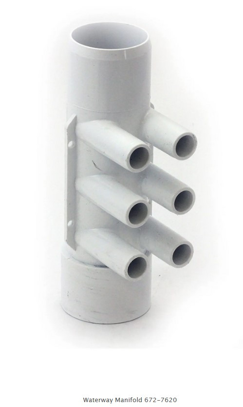 Waterway 6 Port Shuregrip Manifold 672-7520