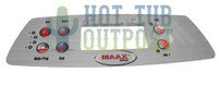 Maax 6 Button Control Panel Overlay 107972 MX700