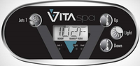 Vita Spa 4 Button Control Panel Overlay 110832