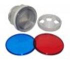 Cal Spa Light Assembly with Red And Blue Lens LIT16000150