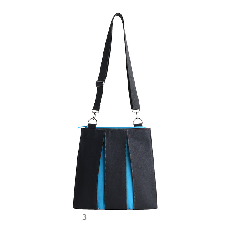 KOSHO 100% Canvas Sturdy, Adjustable Shoulder Bag with Zipper "ougi ...