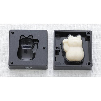 Wagashi Japanese Sweets Mold Neri-kiri, Cat