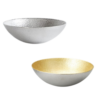 100% Tin Bowl "KUZUSHI TARE" (with Gold Leaf)