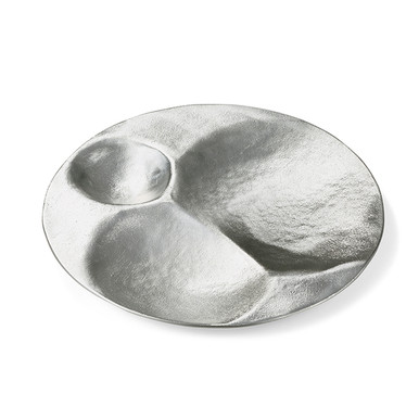 100% Tin Sectioned Plate for Appetizers & Accessories