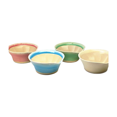 Colored Grinding Bowl & Pestle Set with Silicon Stopper