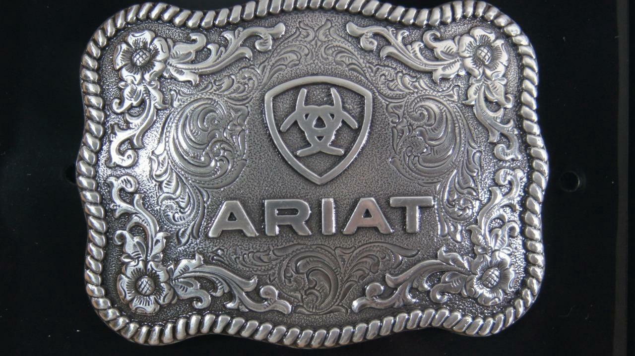 Ariat Antique Western Belt Buckle Silver - FISH Outback Stores Social ...