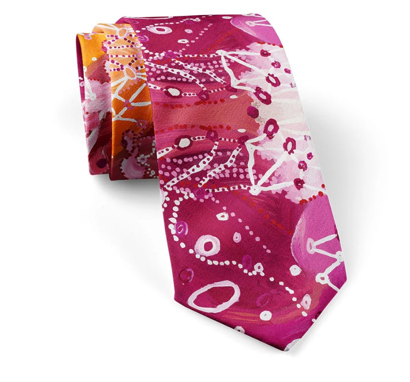 Alperstein Designs Stephen Nelson pink tie set - FISH Outback Stores ...