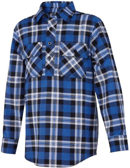 Pilbara Collection Kids Closed Front Flannelette Shirt - Assorted ...