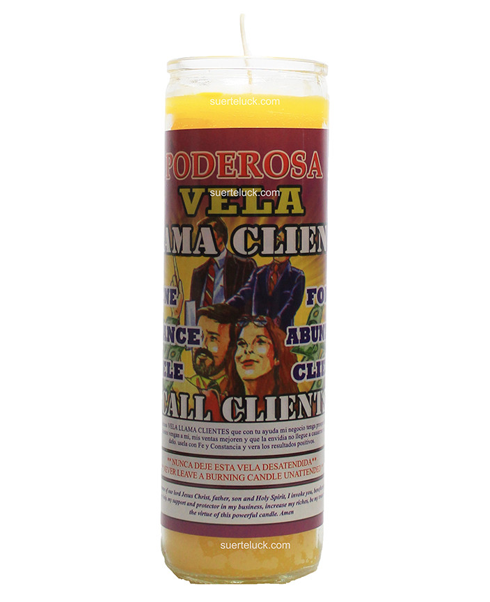 Call Clients Scented Candle - Vela Llama Clientes - SUERTE·LUCK