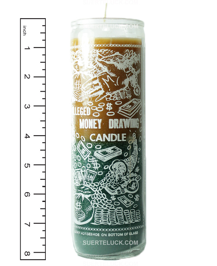 Money Drawing Candle - SUERTE·LUCK