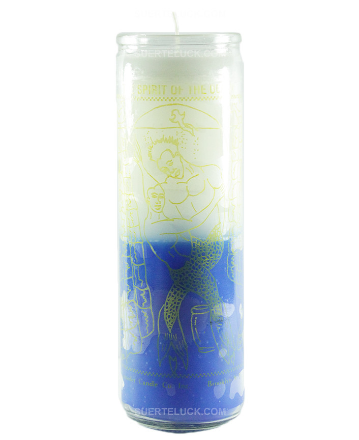 Spirit Of The Ocean Yemaya Orisha Candle - SUERTE·LUCK