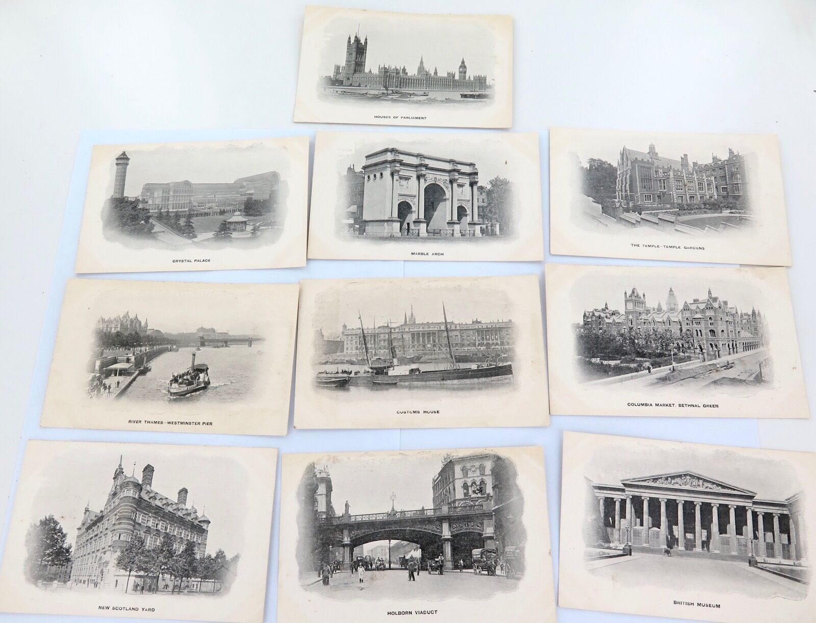 10 x W STRAKER, UK UNUSED ENGLISH BRITISH EARLY 1900’s POSTCARDS.