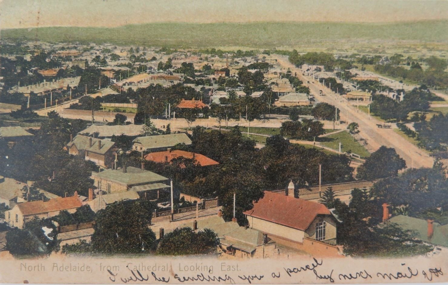 ADELAIDE , NORTH ADELAIDE FROM CATHEDRAL SOUTH AUSTRALIA EARLY 1900’S ...