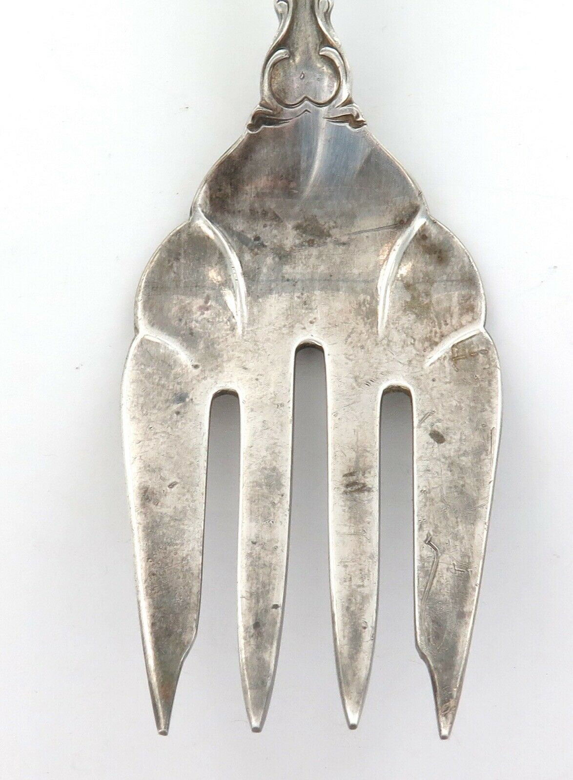 VINTAGE HOLMES & EDWARDS “DEEPSILVER" HEAVY SET MEAT SERVING FORK ...