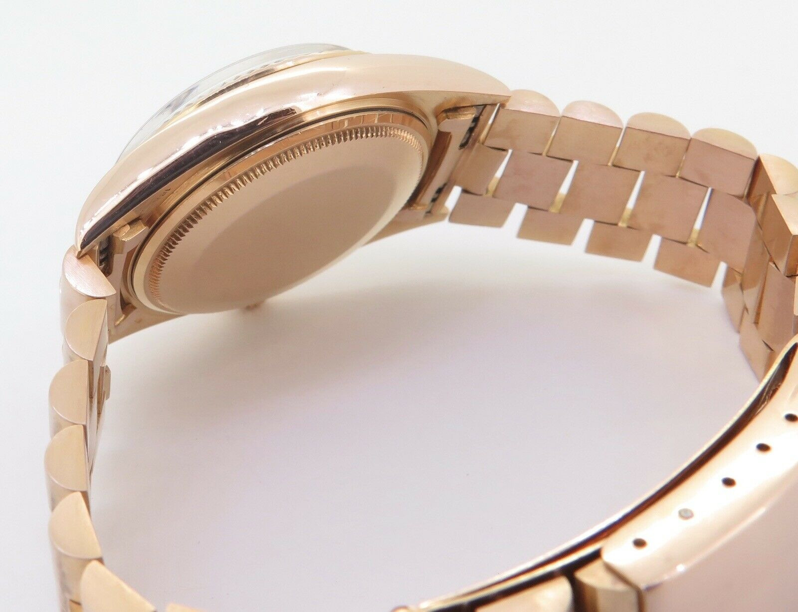 Vintage Rolex Day Date 1803 18K Rose Gold with Stella Ox Blood Dial ...