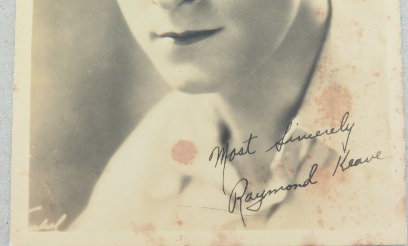 1920s MOVIE STUDIO PROMOTIONAL PHOTOGRAPH CARD SILENT MOVIE STAR ...
