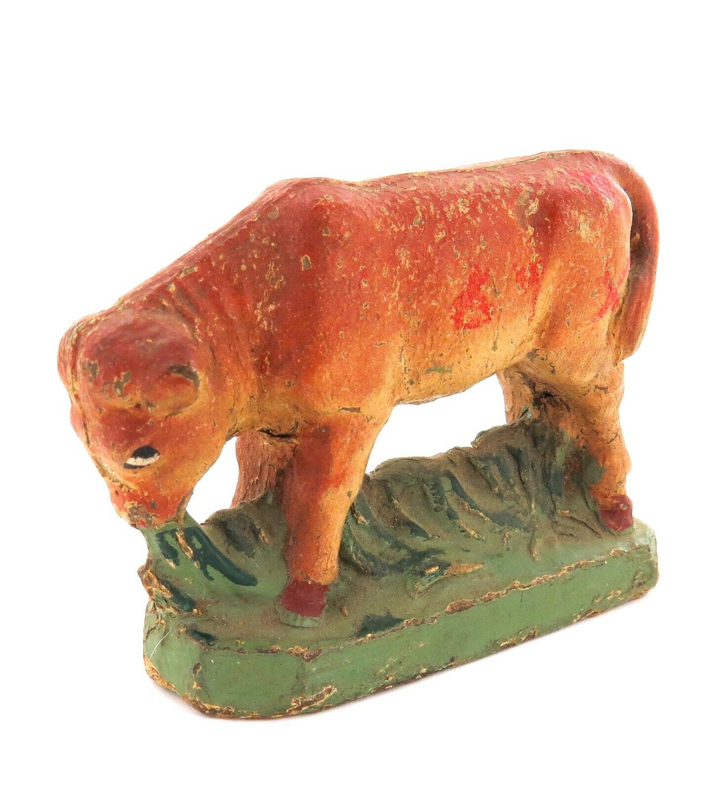 RARE PRE WW2 LEYLA LARGE ELASTOLIN LINEOL COMPOSITION CALF.