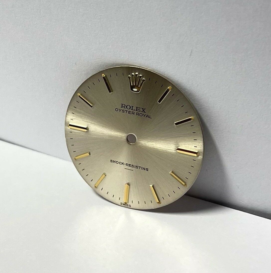 Rare Vintage Rolex Oyster Royal Silver & Gold Stick Underline Dial 6044 ...