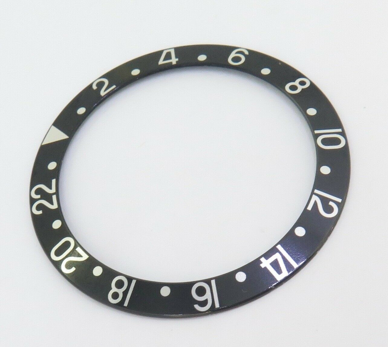 Vintage Genuine Rolex GMT Black Bezel Insert - 16750