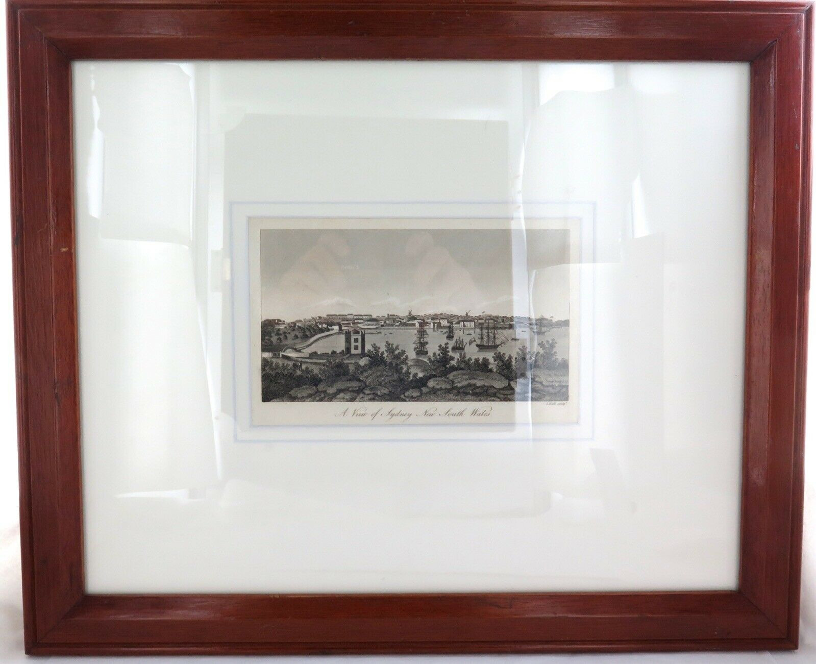 Super Rare 1820 Very Early View of Sydney “View of Sydney, New South ...