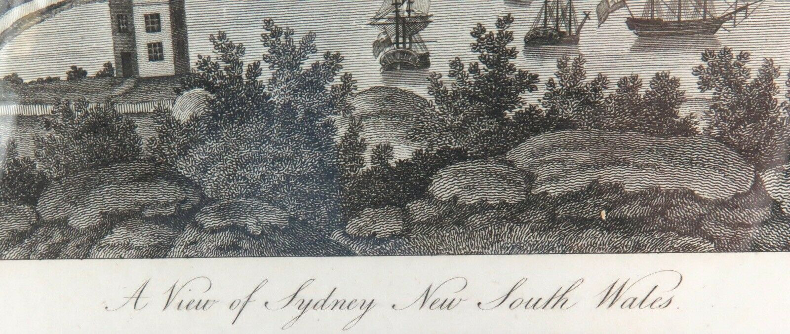 Super Rare 1820 Very Early View of Sydney “View of Sydney, New South ...