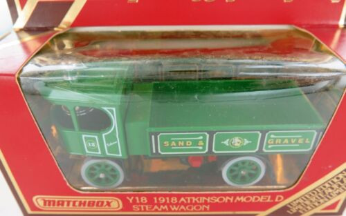 MATCHBOX MODELS OF YESTERYEAR Y18 1918 ATKINSON MODEL D STEAM WAGON L ...