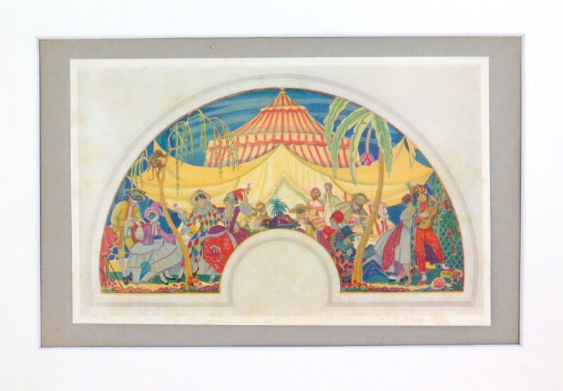 Thea Proctor (1879-1966) 1932 Stunning Untitled Colour Process Print ...