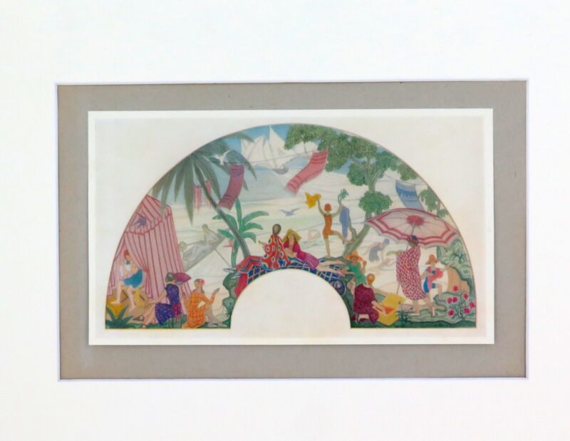 Thea Proctor (1879-1966) 1932 Stunning Untitled Colour Process Print ...