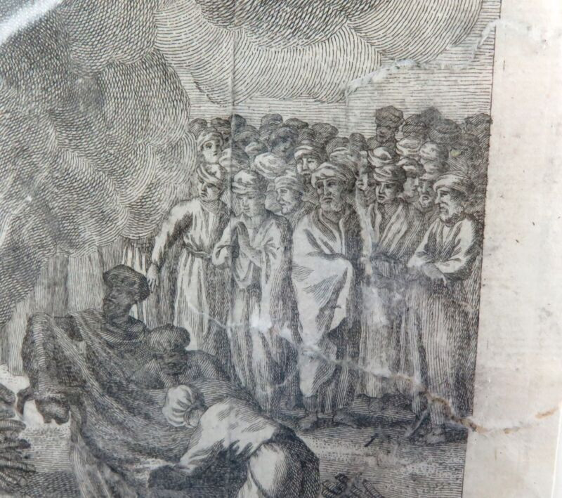 1700s 2 Large Engavings. Jewish Hebrew Depictions. - Harrington & Co.