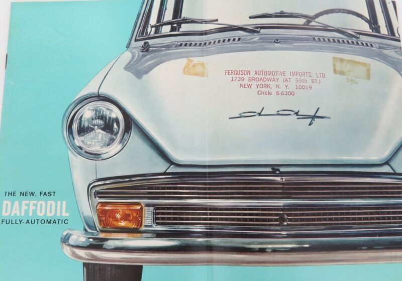 .SCARCE c1964 DAF DAFFODIL VARIOMATIC FULLY AUTOMATIC CAR BROCHURE ...